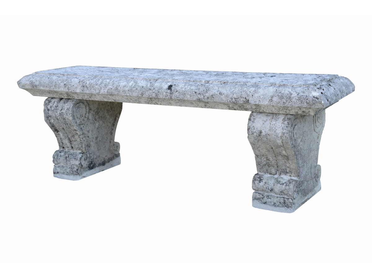 Our Antique Stone Benches by Ancient Surfaces