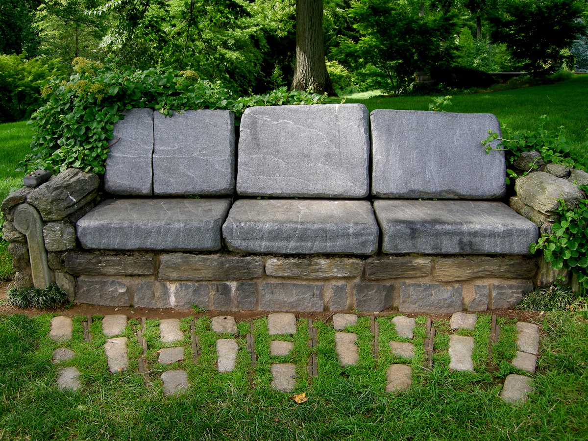 Our Antique Stone Benches by Ancient Surfaces